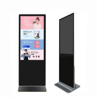 China VETO 32-65 Inch CMS Control Android LCD Floor Standing Advertising player Ultra Thin Touch Screen Digital Signage for sale