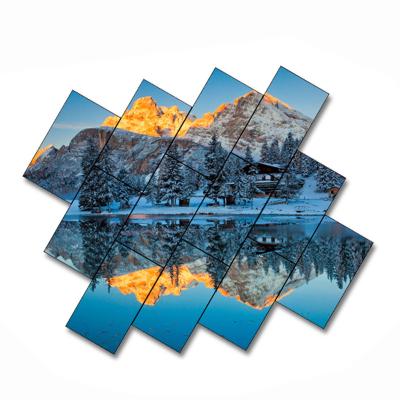 China 55-inch 3.5mm Narrow Bezel LCD Video Wall Display - 500 Nits Brightness, 1920x1080 Resolution for Commercial Use for sale