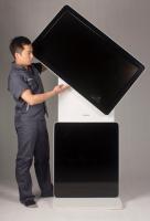 China 43-Inch Rotating Digital Signage Kiosk with 941.2×529.4mm Display Area and 400 Nits Brightness for Interactive Advertising for sale