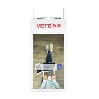 China 43-Inch Hanging Dual-Sided LCD Advertising Display 941.18×529.41mm with Android System and CMS for sale