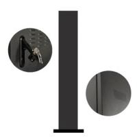 China 65 Inch Outdoor Digital Totem with 2000 cd/m² Brightness and 3840×2160 Resolution - IP65 Waterproof LCD Display for sale