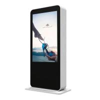 China 75 Inch Outdoor Digital Totem for Bus Shelter with 3840×2160 Resolution and 2000cd/m² Brightness for sale