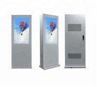 China 43 Inch Stainless Steel Outdoor Digital Signage with 178° Viewing Angle, 2000 cd/m² Brightness, and 60,000 Hour Lifespan for sale