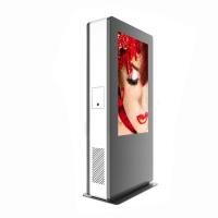 China 85 Inch IP65 Outdoor Digital Totem with 2500cd Brightness and 3840×2160 Resolution for Bus Stations for sale