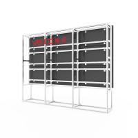 China LCD HD 3x3 Video Wall 3840x2160 Large Format Vivid Image Layout 60000 Hours Life for sale