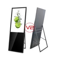 China 55 Inch Portable Digital Signage Floor Standing Display - 70W Power, 1920x1080 Resolution, AC110-220V Input for sale