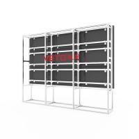 China 49 Inch Floor Standing LCD Video Wall with 1.8mm Narrow Bezel, 450 Nits Brightness and 178° Viewing Angle for sale
