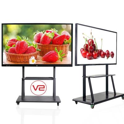 China 100 Inch High Resolution Interactive Whiteboard with IR Touch, 1920×1080 FHD Display, 400 cd/m² Brightness for Education and Business for sale