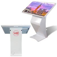 China 32 Inch Touch Screen Kiosk Display Stand with 350 cd/m² Brightness and 1920×1080 Resolution for sale