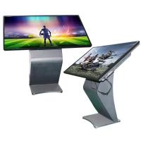 China 55-Inch Shopping Mall Touch Screen Kiosk with 1920x1080 Resolution and 450 Nits Brightness for sale
