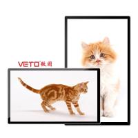 China 21.5 Inch Elevator Wall Advertising Display - 1920x1080 HD Digital Signage with 350 cd/m² Brightness for sale