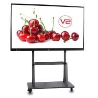 China 65 Inch Infrared Touch Screen Interactive Whiteboard with 4K Resolution and Dual OS for Conference and Education for sale