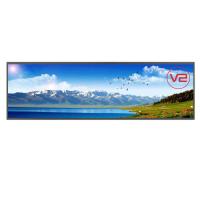 China 36.5 Inch LCD Bar Screen for Supermarket Shelves - 1920×270 Resolution, 450-700cd/m² Brightness, 60,000 Hour Lifespan for sale