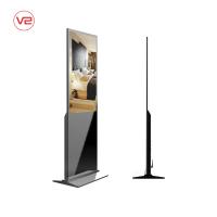 China 55-inch Floor Standing Digital Signage with Android OS, 1920×1080 Resolution, 450 cd/m² Brightness for Advertising Display for sale