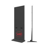 China Ultra Thin LCD Display Wide Viewing Angle , Floor Standing Kiosk 43 for sale