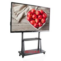 China 55-Inch Infrared 10-Point Multi-Touch Interactive Whiteboard with 500 Nits Brightness and 1920×1080 Resolution for sale