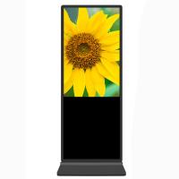 China Wifi digital signage stand alone kiosk FHD 450 nits brightness advertising display for sale