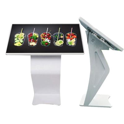 China 4K Indoor LCD Information Floor Standing Interactive Kiosk For Self Service for sale