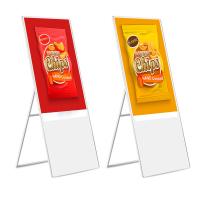 China 49 Inch Floor Stand Android Digital Signage with 1920×1080 FHD Resolution and Wide Viewing Angle for sale