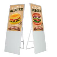China 49 Inch Floor Stand Android Digital Signage with 1920×1080 FHD Resolution and Wide Viewing Angle for sale
