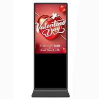China Shopping Mall Kiosk 43 49 55 Inch Indoor Floor Stand Display for sale