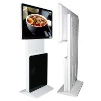 China 55 Inch Vertical Rotatable 180 Degree Advertising Kiosk with 10-Point IR Touch and 400cd/m² Brightness for Commercial Buildings for sale