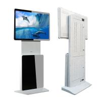 China 55 Inch Vertical Rotatable 180 Degree Advertising Kiosk with 10-Point IR Touch and 400cd/m² Brightness for Commercial Buildings for sale