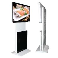 China 43 Inch Rotatable Vertical LCD Advertising Kiosk with 1920x1080 Resolution and 500 Nits Brightness for sale