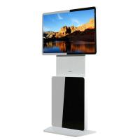 China 43 Inch Rotatable Vertical LCD Advertising Kiosk with 1920x1080 Resolution and 500 Nits Brightness for sale