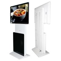 China 55 Inch Vertical Rotatable 180 Degree Advertising Kiosk with 10-Point IR Touch and 400cd/m² Brightness for Commercial Buildings for sale