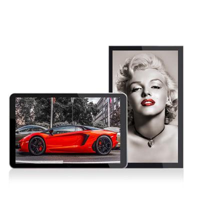 China 32 inch indoor fhd super slim wall mount elevator electronic LCD advertising screen for sale