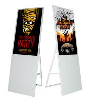 China 55 inch customize LCD 4k screen ultra thin portable digital signage for advertising for sale