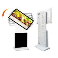 China 43 Inch Floor Standing Rotatable LCD HD Advertising Kiosk with IR Touch Screen 1920x1080 Resolution for sale