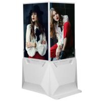 China Floor Standing Outdoor Digital Advertising Screens Transparent Ultra Thin 55 Inch for sale