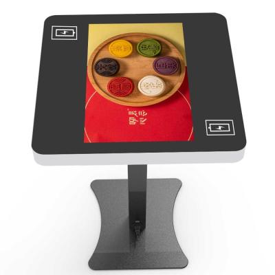 China VETO 21.5 inch Android Interactive LCD Digital Multi Touch Screen Coffee Table with 10W Wireless Charging and 1920×1080 Resolution for sale