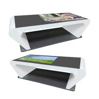China 55 Inch Interactive Touch Screen Coffee Table with 1920×1080 Resolution and 10-Point Capacitive Touch for Commercial Use for sale