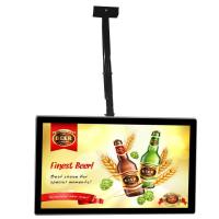 China Super Thin Digital Signage Lcd Display Marketing Hanging Double Side Ad Screen 49
