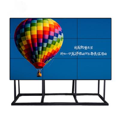 China 46-inch 1920×1080 LCD Video Wall Display with 500cd/m² Brightness and 1.7mm Narrow Bezel for sale