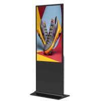 China Floor Stand Totem Digital Signage Kiosk 43-65 Inch 4K Display with Capacitive Touch Screen and 50,000 Hour LED Backlight for sale