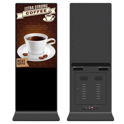 China 43 49 Inch Floor Standing Digital Signage Advertising Player Equipment For Station for sale