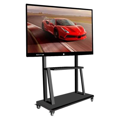 China 86 Inch 4K Interactive Whiteboard with 410 Nits Brightness and 10-Point Infrared Touch for Professional Use for sale