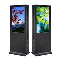 China 75 Inch Outdoor LCD Touch Screen Kiosk with 2000 cd/m² Brightness and 3840×2160 Resolution for Digital Signage for sale