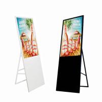 China VGA Foldable LCD Advertising Digital Signage 450cd/m2 Full HD Monitor for sale