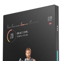 China 43-Inch Android Smart Mirror with Touch Screen - 1920x1080 Resolution, 350 cd/m² Brightness for Fitness and Advertising for sale