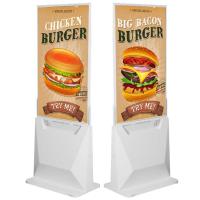 China Indoor Double Sided Digital Signage 43 Inch Optional Floor Standing Kiosk for sale