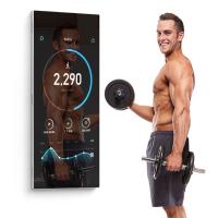 China 55-inch Wall Mounted Smart Mirror LCD Digital Signage with 1920×1080 Resolution and 500 cd/m² Brightness for sale