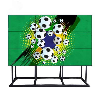 China 3×3 Multi Screen Indoor LCD Video Wall 55 Inch Display with 700cd/m² Brightness and 60,000 Hour Lifespan for sale