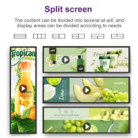 China 38.5 Inch Stretched Bar LCD Display - 1920×540 2K Resolution Android Digital Signage with 500 cd/m² Brightness for sale