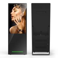 China 43 Inch Portable Digital Signage Kiosk with 60000mAh Battery and 1920×1080 HD Display for sale