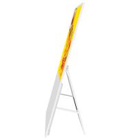 China 55in Floor Stand Signage Advertisement Player Portable Media Lcd Display for sale